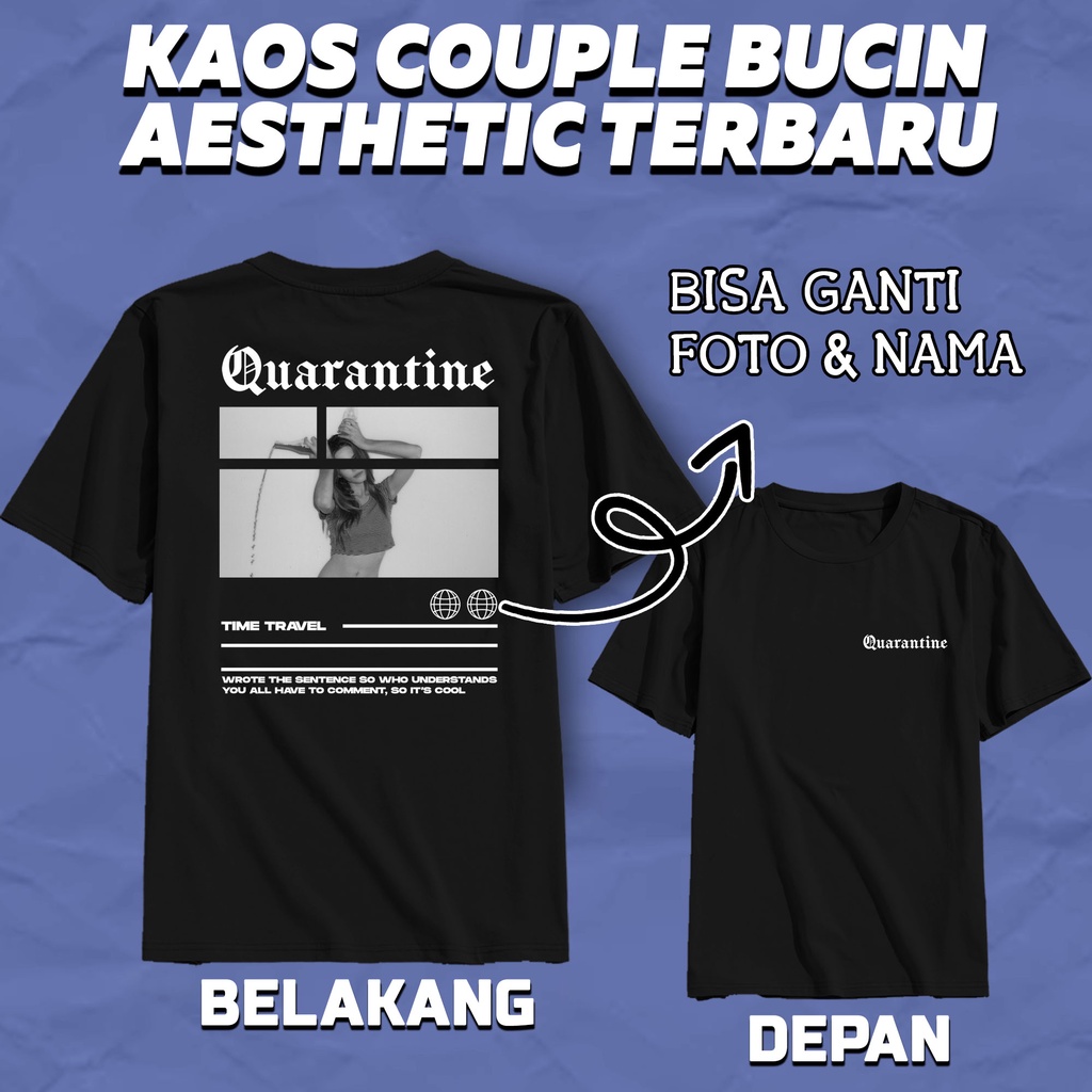 Jual DIMENSI KAOS - [DK044] Kaos Custom Aesthetic - Kaos Sablon DTF Gratis Desain Bahan Combed ...