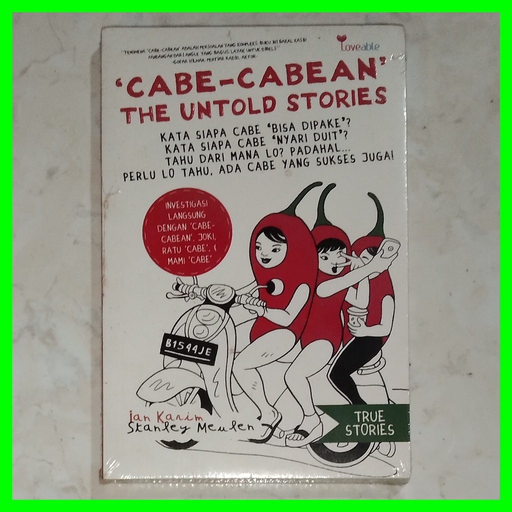 Jual Buku Sospol - Cabe Cabean the Untold Stories | Shopee Indonesia