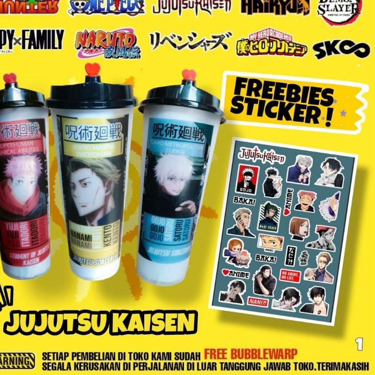 Jual Cuci Gudang--1 - Reusable Cup Anime - Gelas Reusable - Anime ...