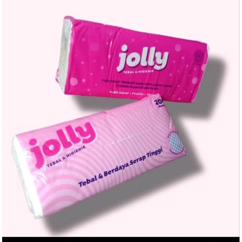 Jual Tissue jolly 200 sheets varian baru facial tissue tisu | Shopee ...