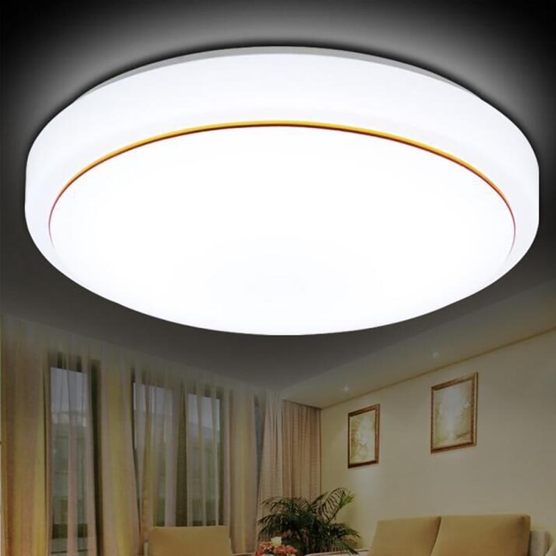 Jual Lampu LED Plafon Modern 30W 33cm Cool White - DZ574 - White/Gold ...