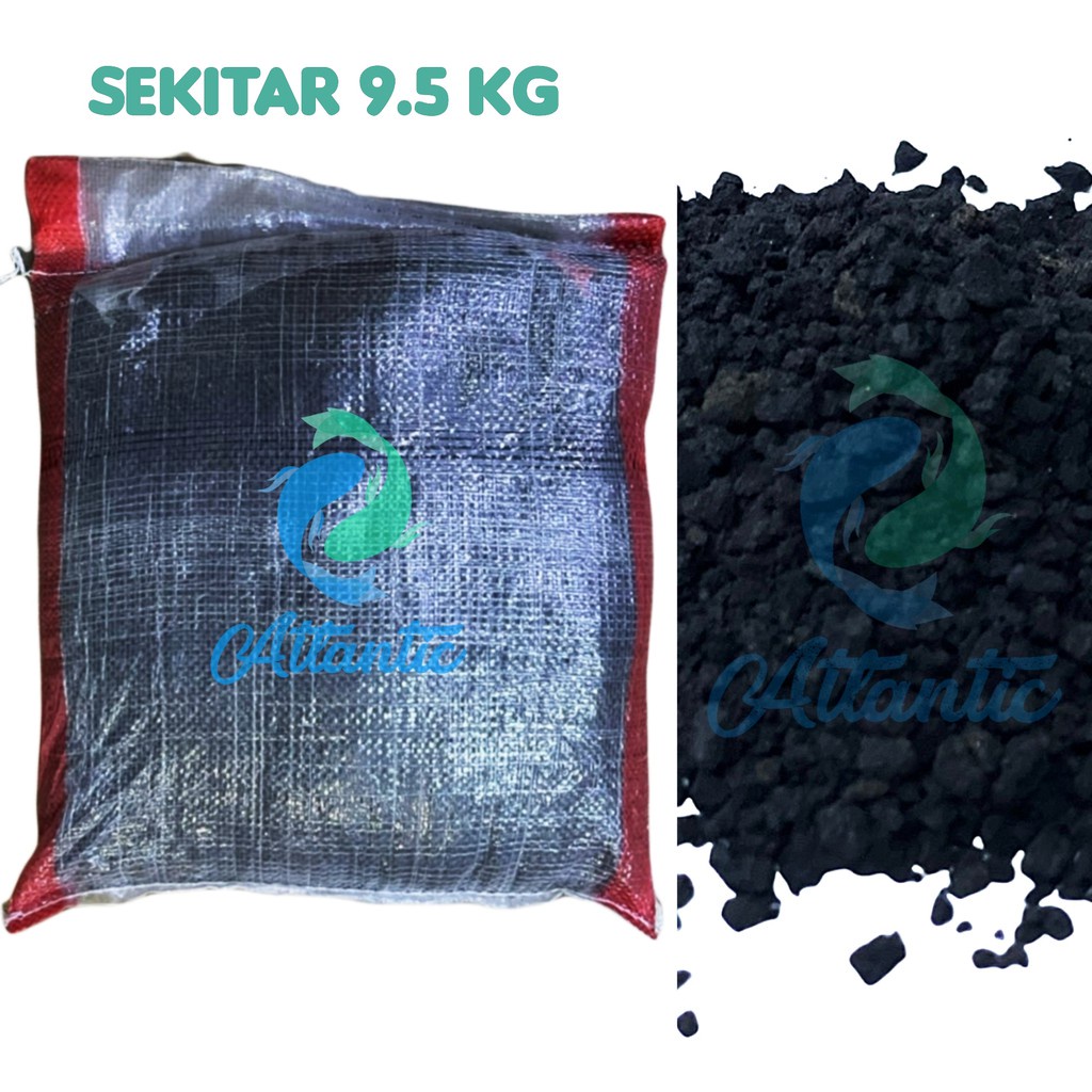 Jual Pasir Malang Hitam Kasar Karungan Sekitar 5kg Pasmal Karung Media ...