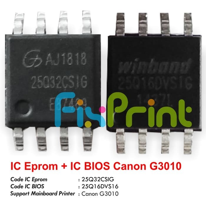 Jual IC Eeprom Eprom + IC Bios Canon G3010 Resetter Counter Printer ...