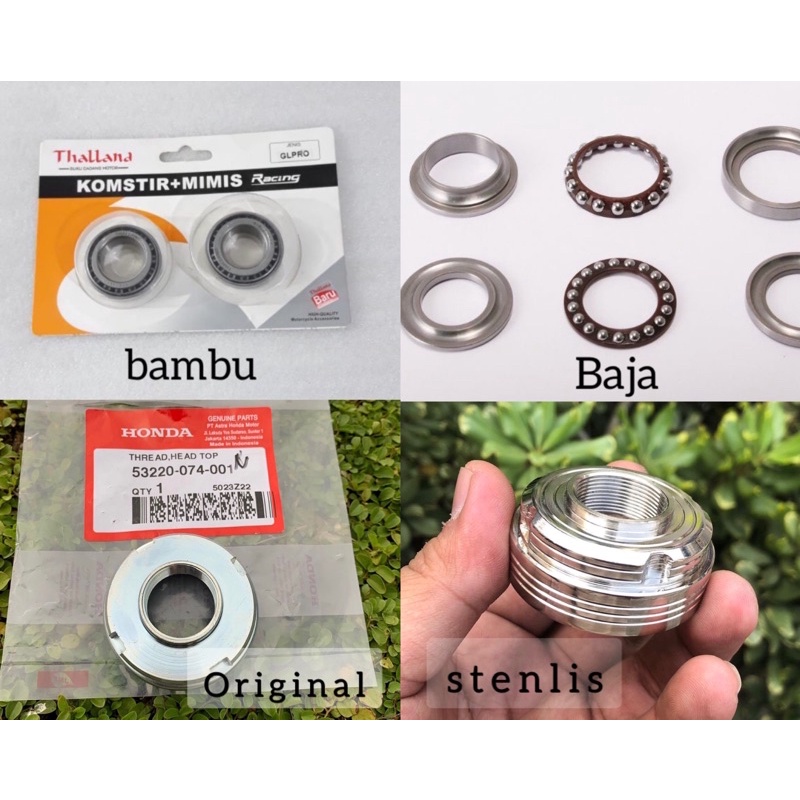 Jual BAUT MUR KOMSTIR CONES STENLISH ANTI KARAT HONDA CB GL MP TIGER ...