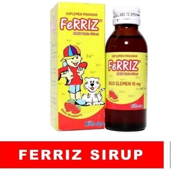 Jual Ferriz Sirup dan Ferriz Drop Multivitamin penambah darah ...