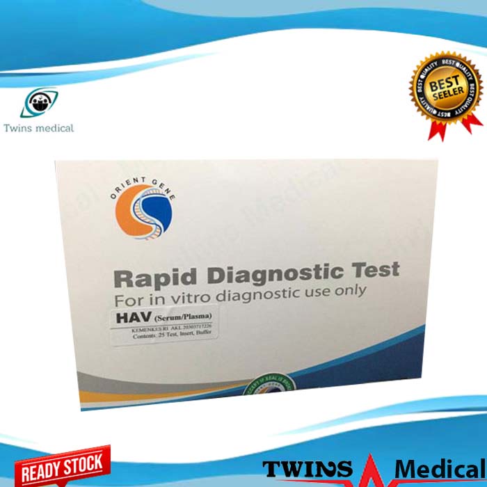 Jual Alat Tes HAV Cassette Orient Gene Isi 25 Test | Hepatitis A Test ...