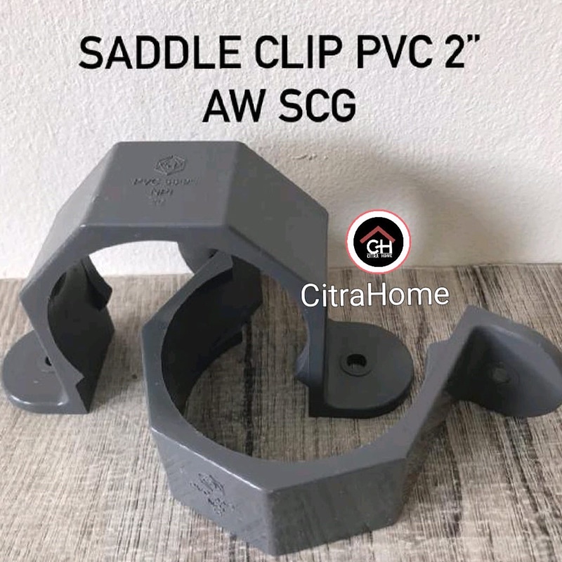 Jual Saddle Clip / Klem Pipa PVC 2” AW SCG | Shopee Indonesia
