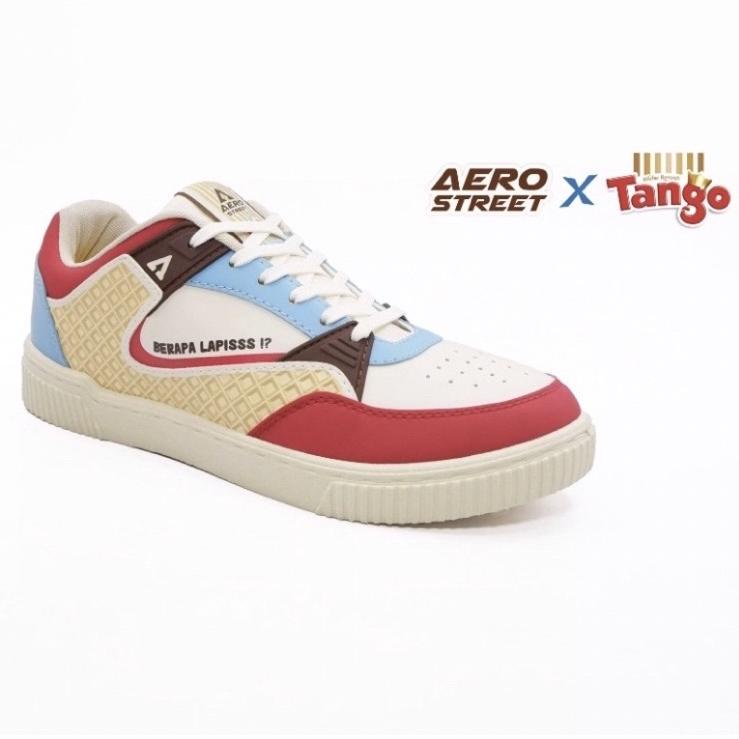 Jual Koleksi Terbaru.. [ORIGINAL] AEROSTREET X TANGO Krem Merah Biru 37 ...