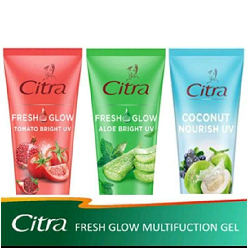 Jual CITRA FRESH GLOW MULTIFUNCTION GEL UV 180ml | Shopee Indonesia