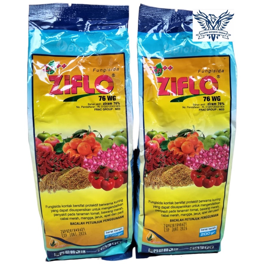 Jual Ziflo 76WG 200 Gram Fungisida Plus Zink ++ Ziram 76% Mencegah ...