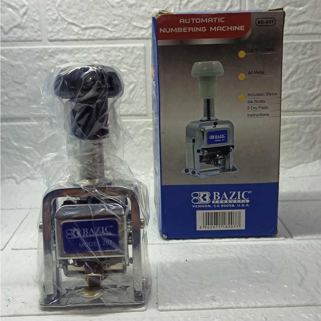 Jual Mesin Numbering / Numerator Bazic 7 Digiits | Shopee Indonesia