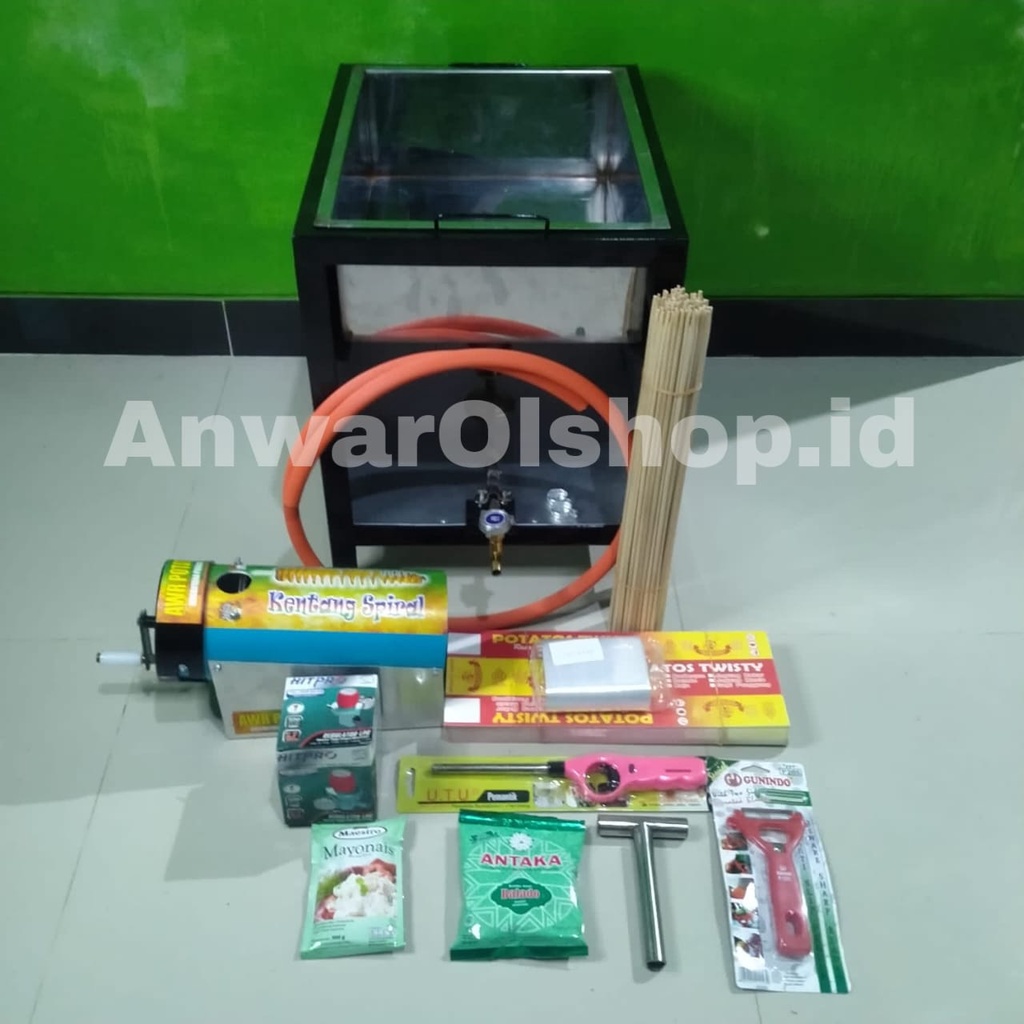 Jual MESIN KENTANG SPIRAL FULL SET //MESIN KENTANG ULIR FULL SET ...
