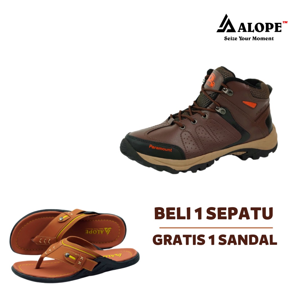 Jual Sepatu Gunung Hiking Outdoor Cewek Cowok Sepatu Alope F01 Gratis ...