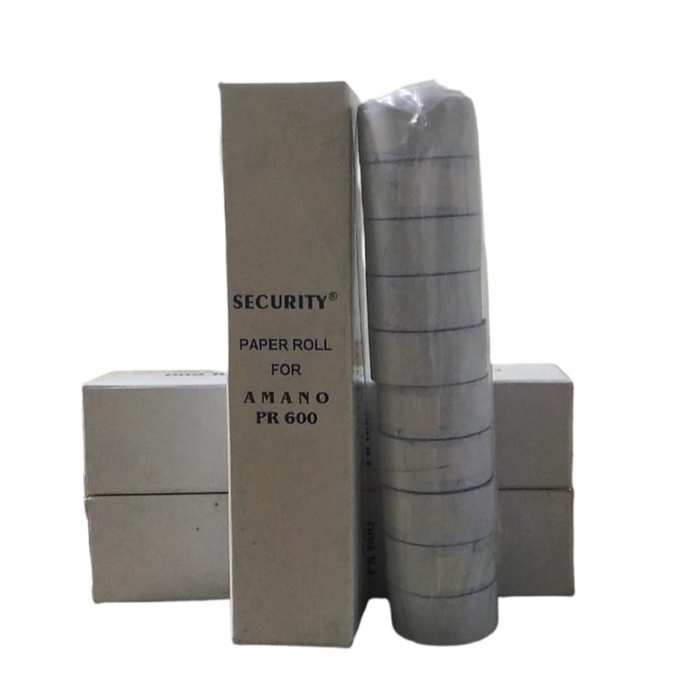 Jual PAPER ROLL "SECURITY" UTK MESIN AMANO PR 600, PER PAK ISI 10 ...