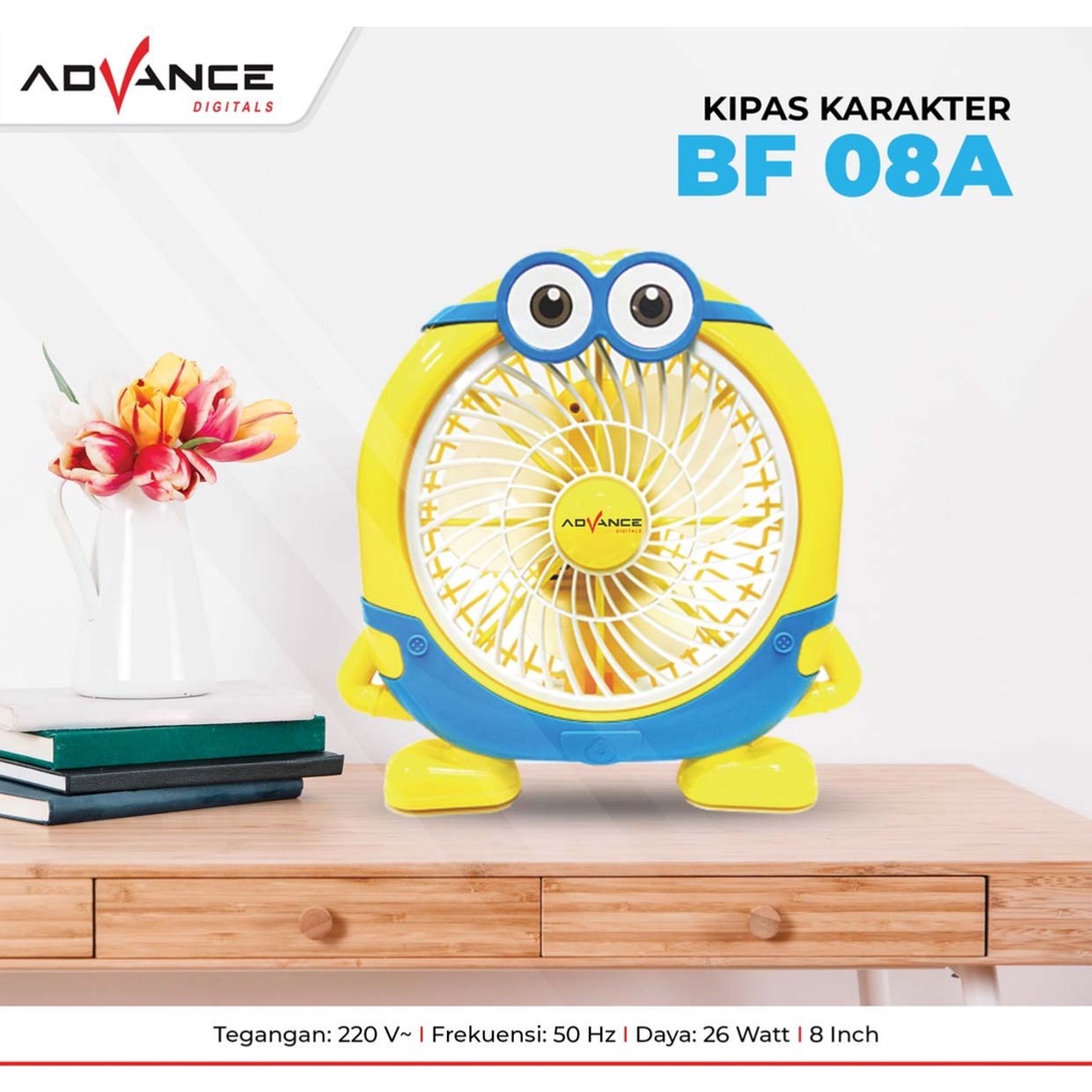 Jual KIPAS ANGIN MEJA / KIPAS ANGIN KARAKTER MINION/ KIPAS LUCU ANGIN ...