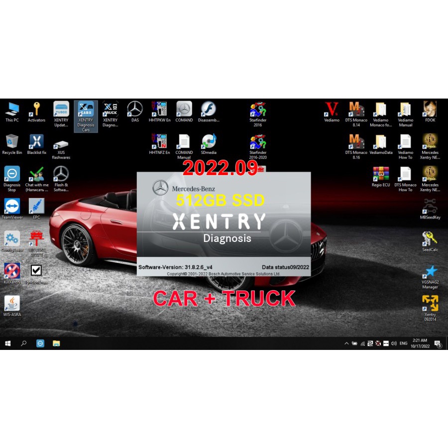 Jual Software Only Xentry Openshell 2023.9 Vediamo WIS EPC Starfinder ...
