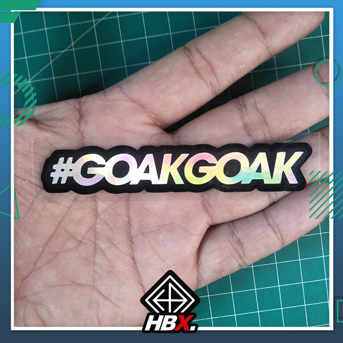 Jual Stiker goak goak Cutting Sticker 8,5x1,5 | Shopee Indonesia