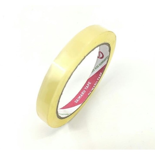 Jual Lakban - Selotif - Tape Bening Transparan DAIMARU Ukuran 1/2 Inch ...