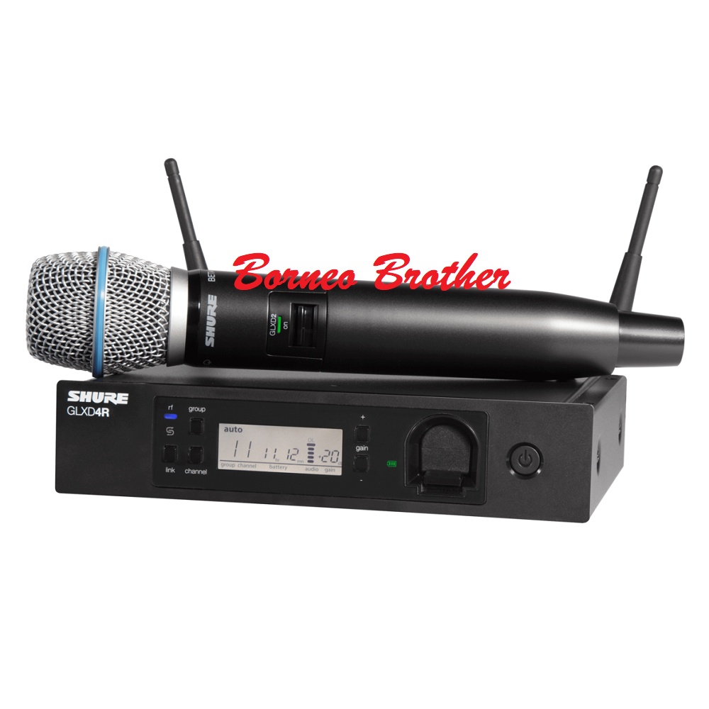 Jual Shure GLXD24R/B87A GLXD 24R / Beta 87A Original Mic Wireless Handheld | Shopee Indonesia