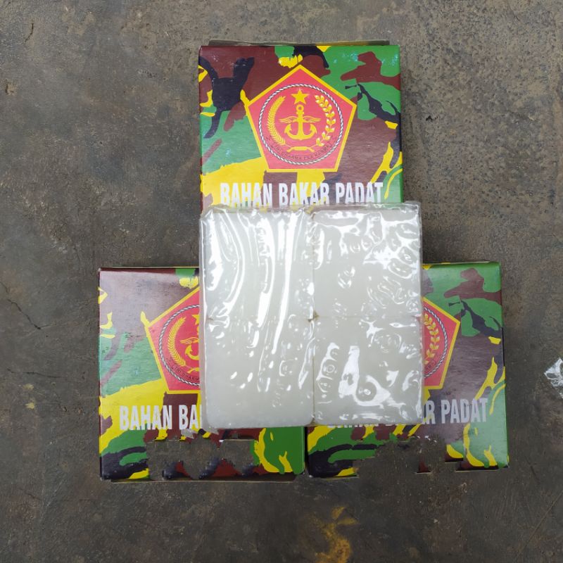Jual PARAFIN ISI 8 TABLET / BAHAN BAKAR PARAFIN/ PARAVIN TNI | Shopee ...