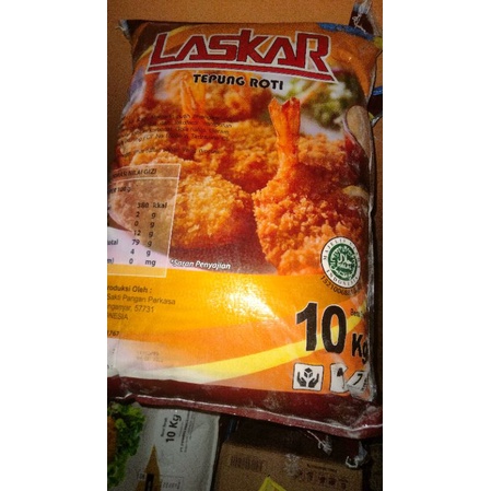 Jual TEPUNG PANIR ATAU TEPUNG ROTI MIX KUNING LASKAR 1 KARUNG 10 KG ...