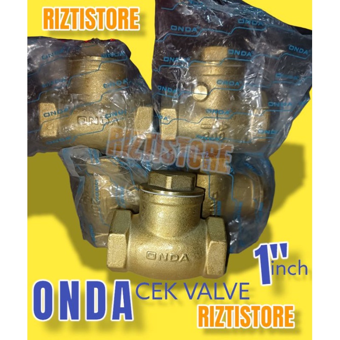 Jual TABOK KLEP CHECK VALVE KUNINGAN ONDA 1 INCH TUSLAH | Shopee Indonesia