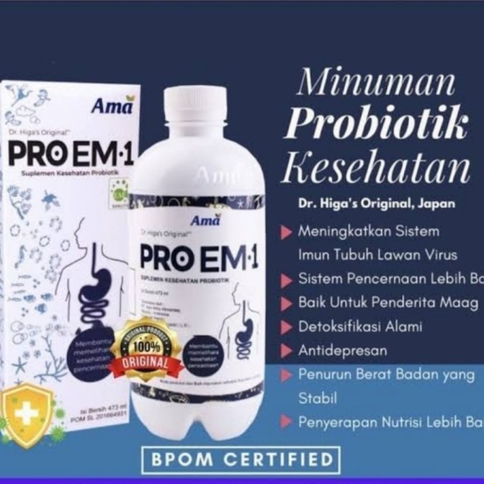 Jual PRO EM-1 Probiotik / PRO EM 1 / PRO EM1 / PROEM1 / PROEM 1 ...