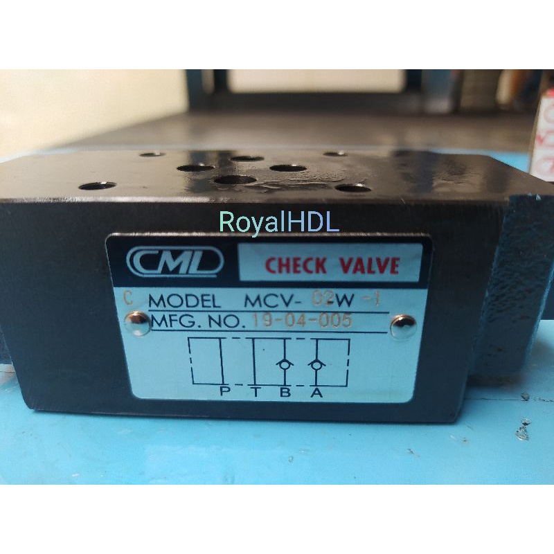 Jual hydraulic modular pilot operated check valve cml camel mcv-02-w-1-c hidrolik | Shopee Indonesia