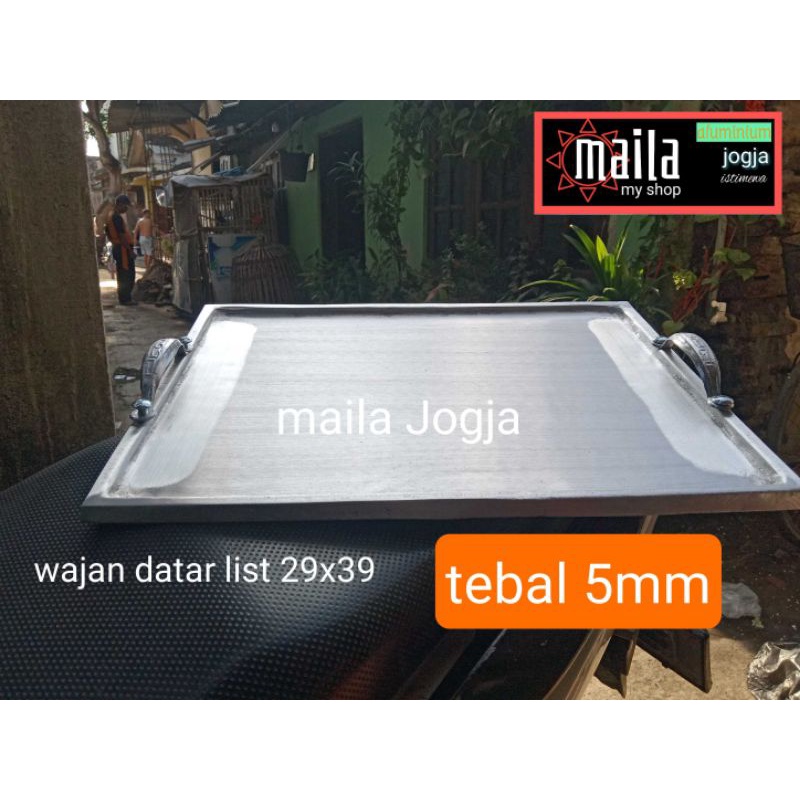 Jual ( wlpg40 ) wajan list pegangan roti bakar 29.5x39 martabak telor ...