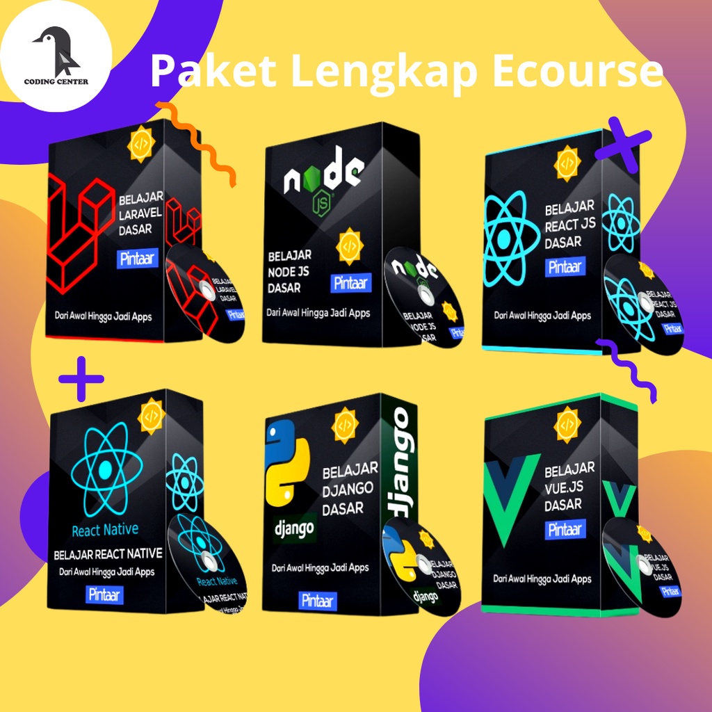 Jual Paket Lengkap Ecourse Belajar Pemprograman Framework React Js ... Jual Paket Lengkap Ecourse Belajar Pemprograman Framework React Js ...