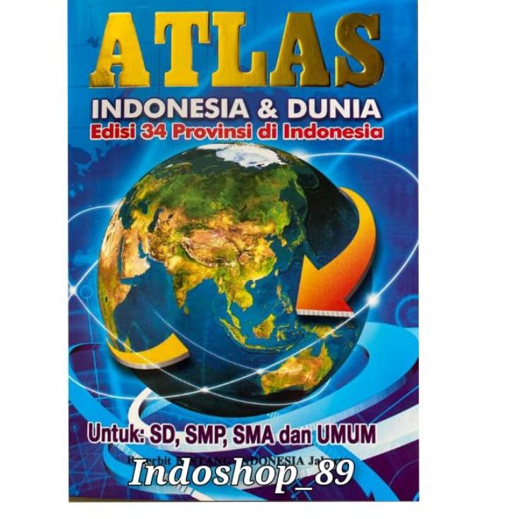 Jual IdHh6H1--Buku Atlas Peta Indonesia dan Dunia | Shopee Indonesia