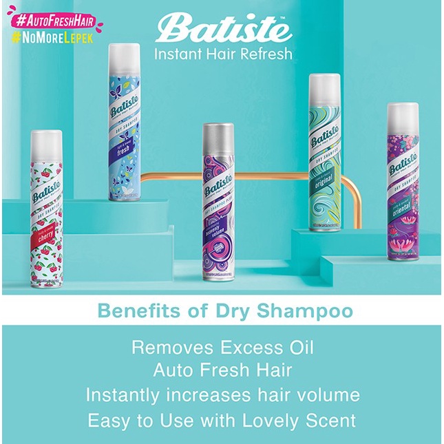 Jual Dry Shampoo Batiste - Dry Shampoo 200 Ml Cherry Fresh Floral ...
