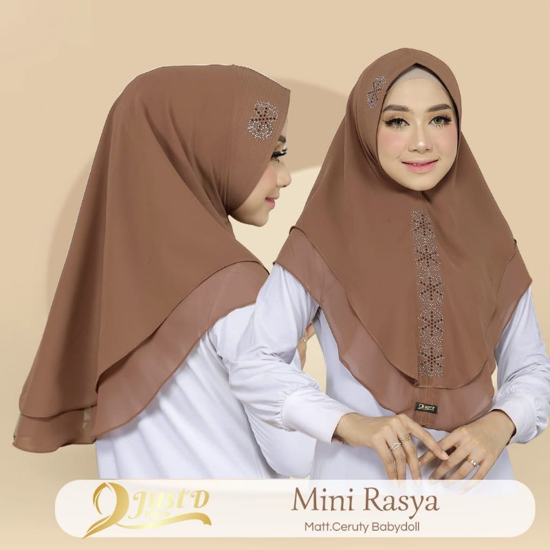 Jual Khimar Mini Rasya original Justd Hijab | Shopee Indonesia