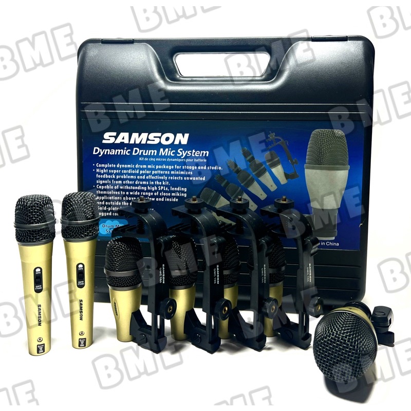 Jual Mic Drum Samson DMK 7 kit | Shopee Indonesia
