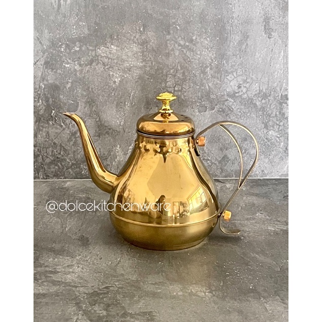 Jual Teko Arab Aladdin Emas Palace 1,2 lt Hadiah Souvenir Oleh-oleh ...