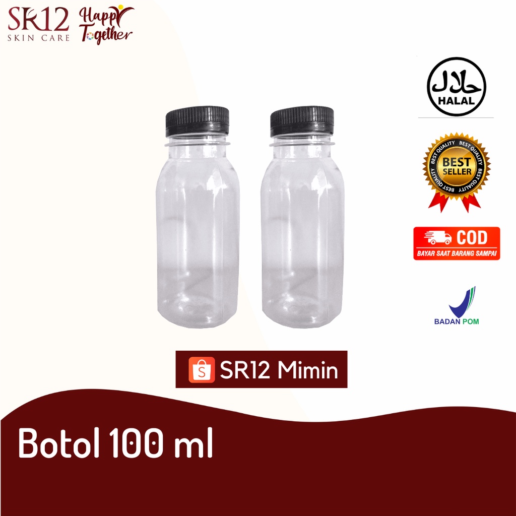 Jual BOTOL 100 ML - BOTOL PLASTIK 100 ML | Shopee Indonesia