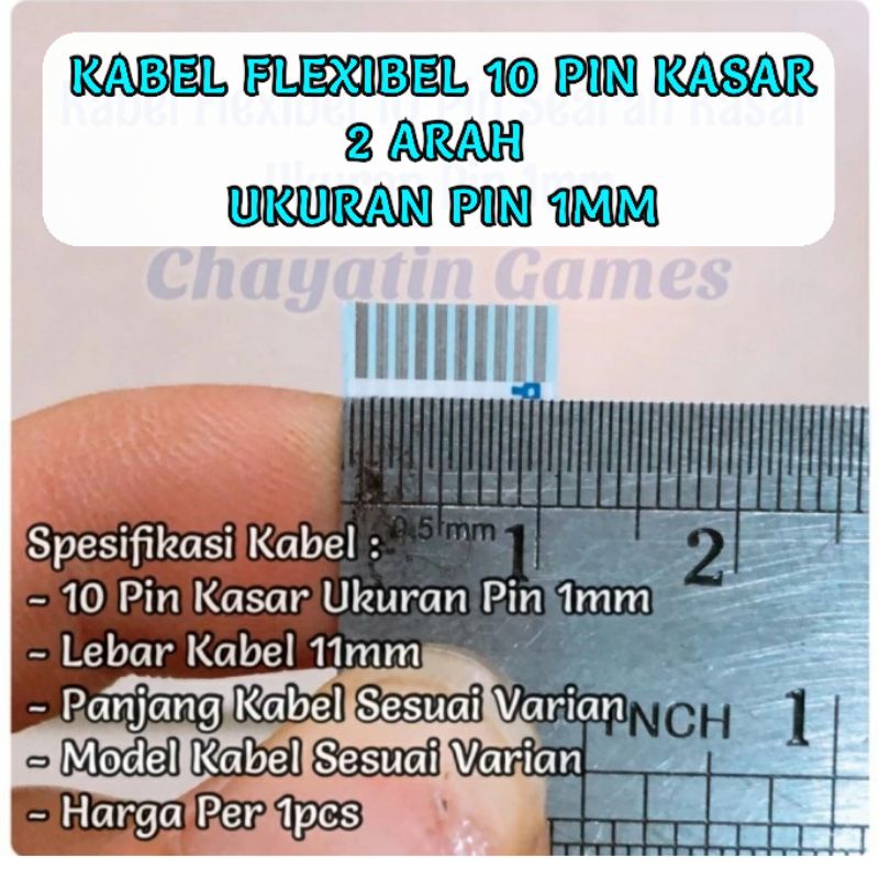 Jual Kabel Flexibel 10 Pin Kasar 2 Arah Panjang sesuai Varian - Ukuran ...