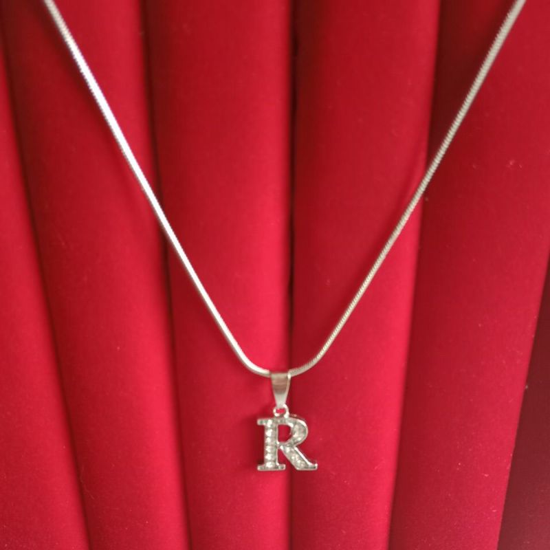 Jual KALUNG SILVER ANTI KARAT - ANTI LUNTUR !!! Kalung Titanium Liontin ...