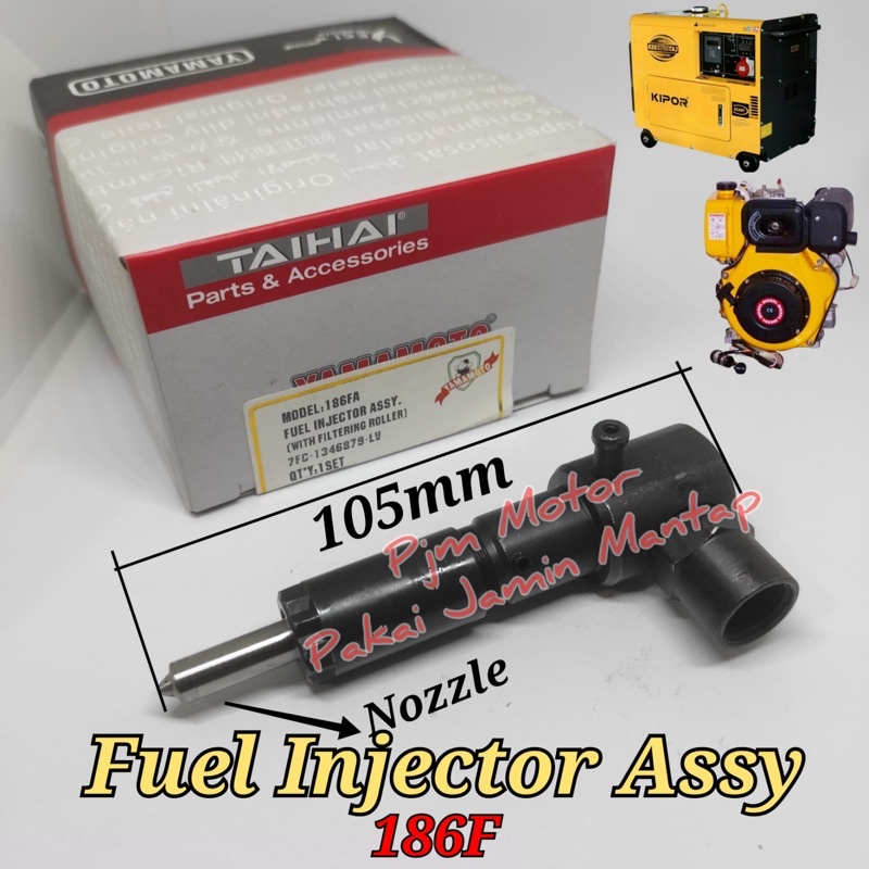 Jual 186 Fiv injektor injector Rumah Nozzle Komplit Pompa minyak spuyer ...
