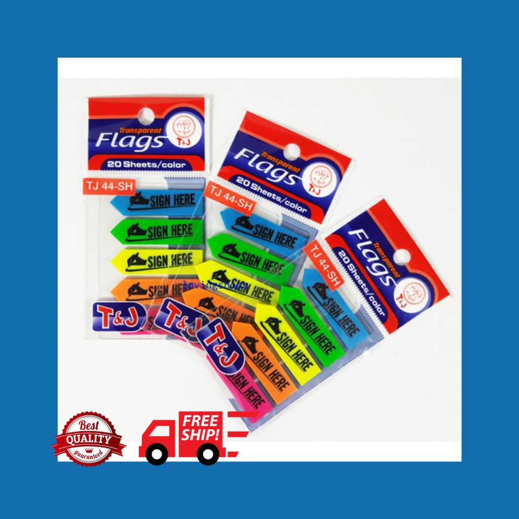 Jual FLAGS NOTE SIGN HERE T&J 44-SH | Shopee Indonesia