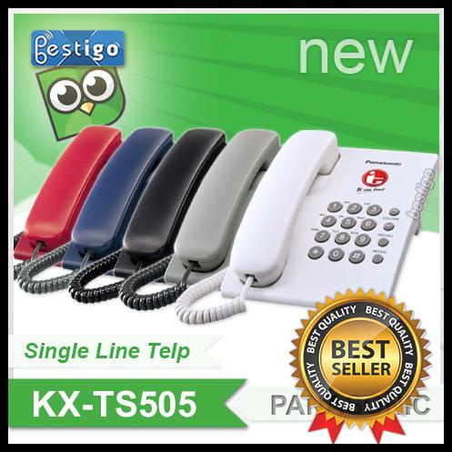 Jual Telepon Single Line (Analog) Panasonic Kx-Ts505 | Shopee Indonesia
