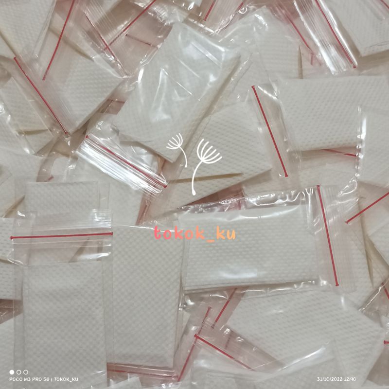 Jual (isi 100) tisu / tissu makan /prasmanan /hajatan tisu kasar putih ...