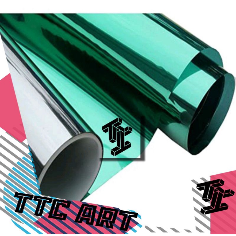 Jual STIKER KACA FILM ONE WAY(SILVER-GREEN)-STIKER KACA CERMIN ...