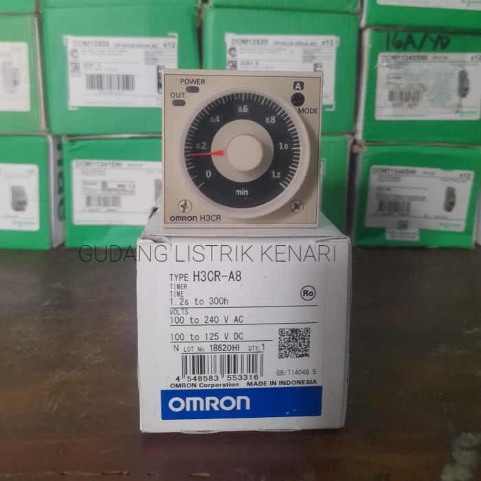 Jual Digital Counter Timer Omron H3Cr-A8 220Vac Original | Shopee Indonesia
