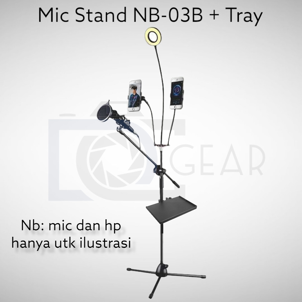 Jual Aneka Microphone Mikrofon mic stand merek taffstudio NEW | Shopee ...