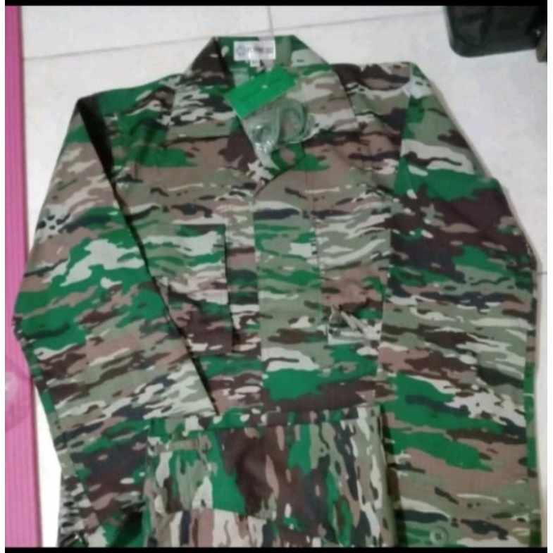 Jual Baju pdl Loreng terbaru pt panca Prima kuwalitas original | Shopee ...