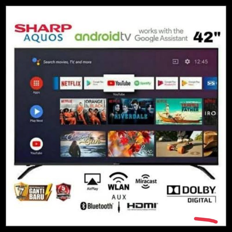 Jual ANDROID TV SHARP 43INCH TV SHARP 43 INCH GOOGLE TV GARANSI RESMI 5THN | Shopee Indonesia