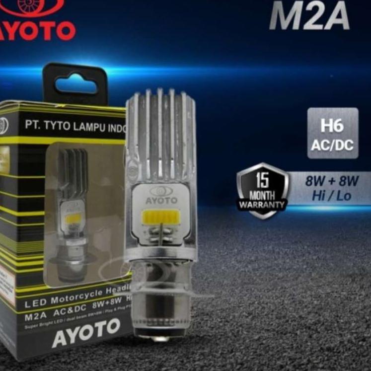 Jual Lampu Depan LED Motor A M2A H6 AC DC Motor k Matic Satria I71L | Shopee Indonesia