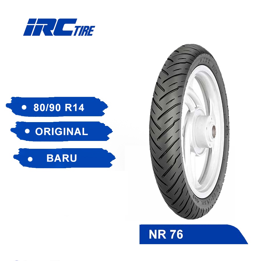 Jual Ban Luar Motor Matic IRC ukuran 80/90 R14 Tube Type (Tidak ...
