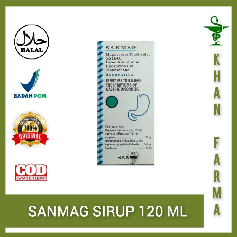 Jual SANMAG SIRUP MAAG DAN ASAM LAMBUNG 120ML | Shopee Indonesia